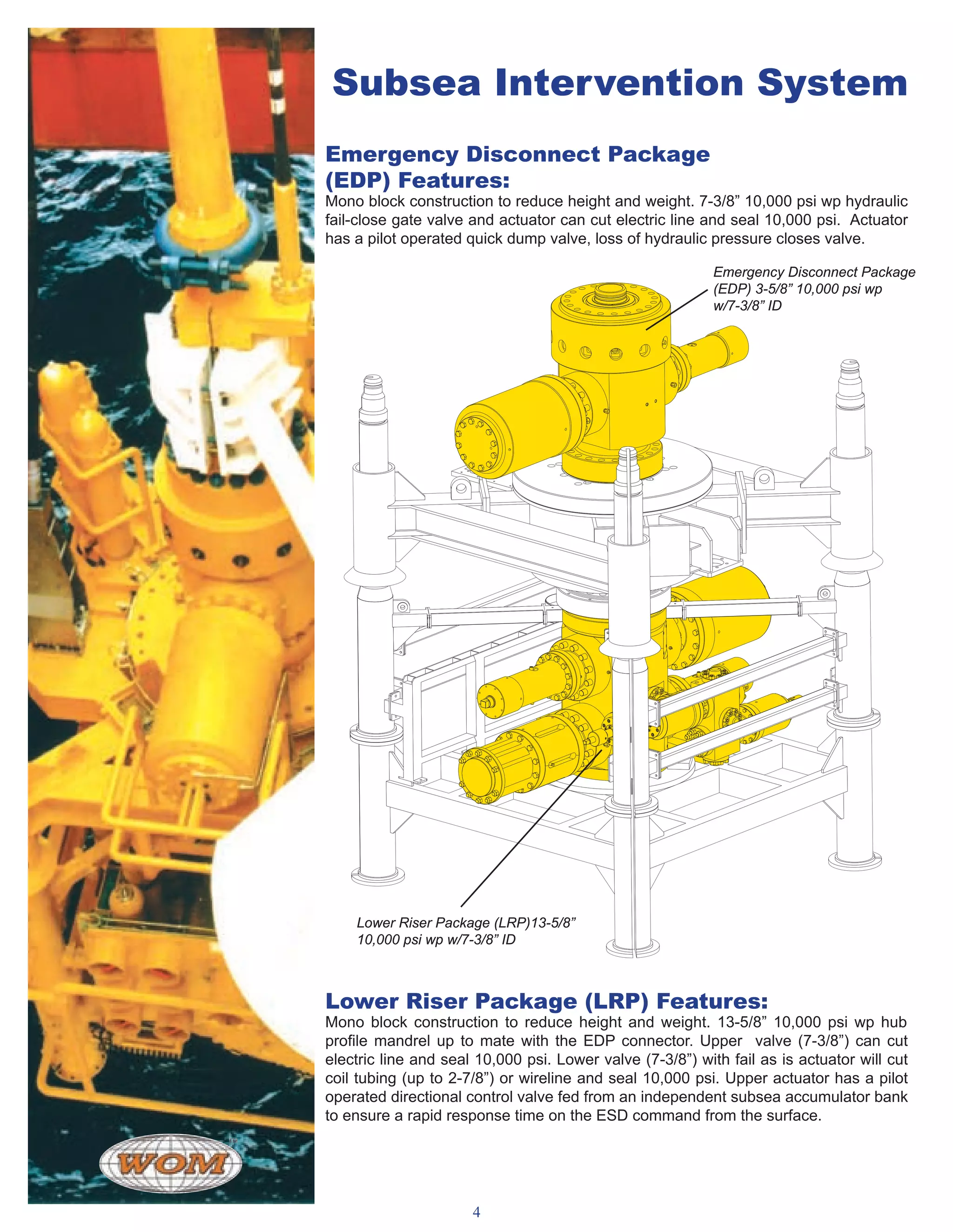 Subsea Intervention System (SIS) - Worldwide Oilfield Machine | PDF