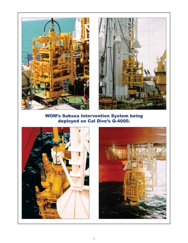 Subsea Intervention System (SIS) - Worldwide Oilfield Machine | PDF ...
