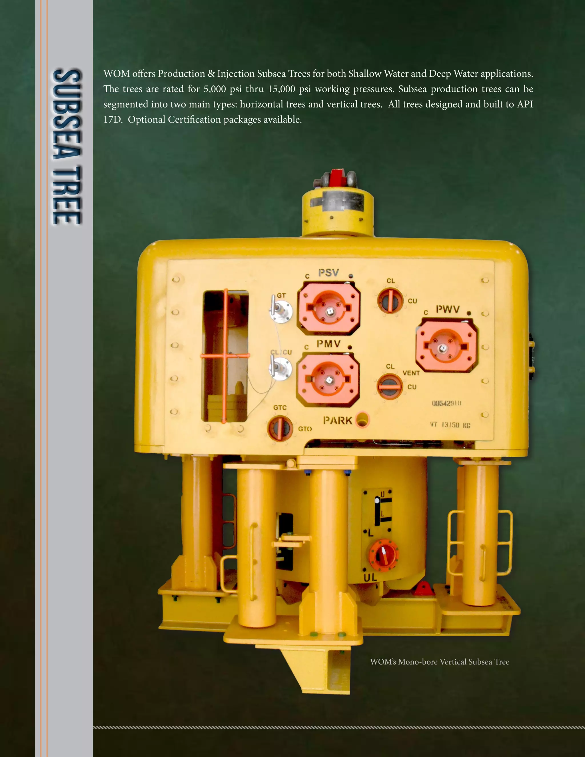 Subsea-Manifolds-and-Structures - Worldwide Oilfield Machine Inc. | PDF
