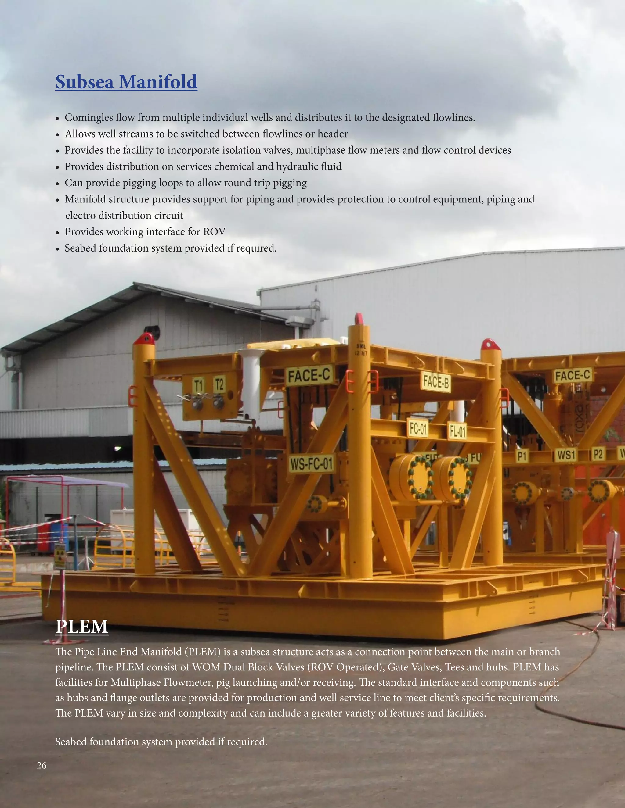 Subsea-Manifolds-and-Structures - Worldwide Oilfield Machine Inc. | PDF