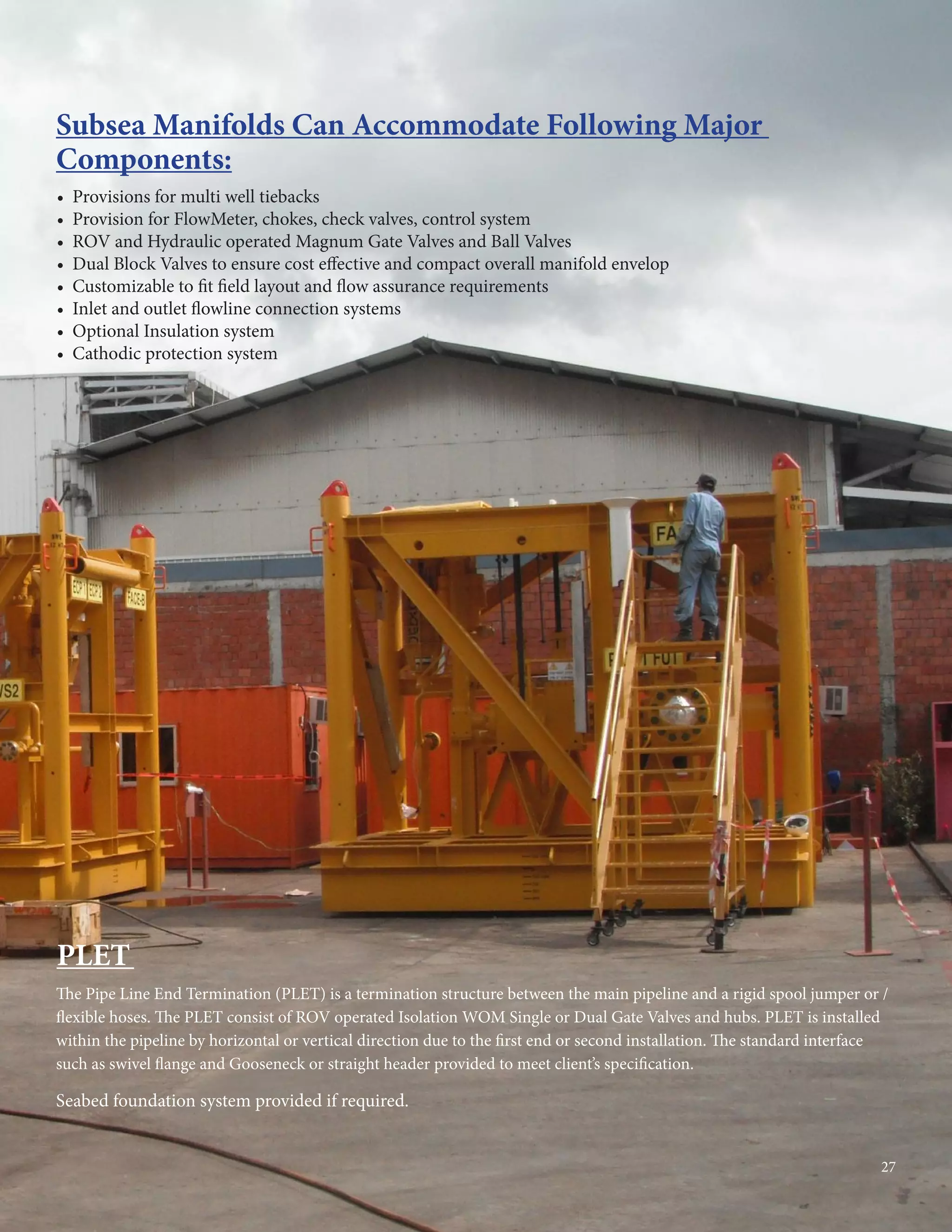 Subsea-Manifolds-and-Structures - Worldwide Oilfield Machine Inc. | PDF