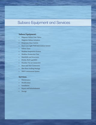 Subsea-Manifolds-and-Structures - Worldwide Oilfield Machine Inc. | PDF