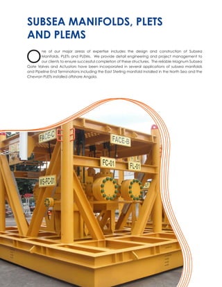 Subsea Manifolds, Subsea Manifold Manufacturers - WOM Group | PDF