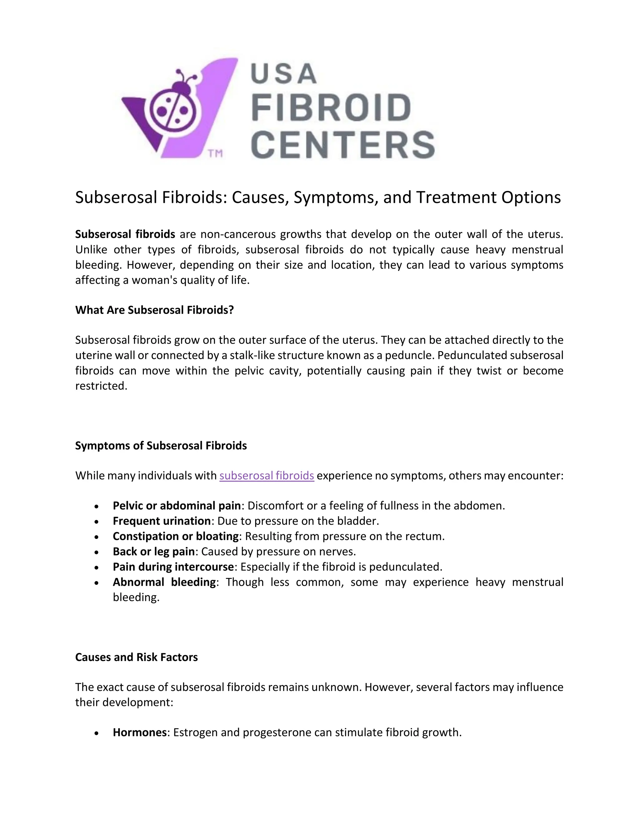 Subserosal Fibroids - Causes, Symptoms, and Treatment Options.pdf