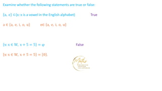 Subset and power set (Sets, relations and funtions) | PDF