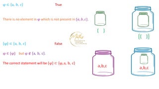 Subset and power set (Sets, relations and funtions) | PDF