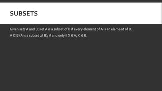 Subsets | PPTX