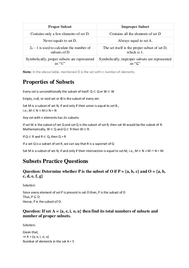 Subsets Definition Types, Properties and Example Questions.pdf