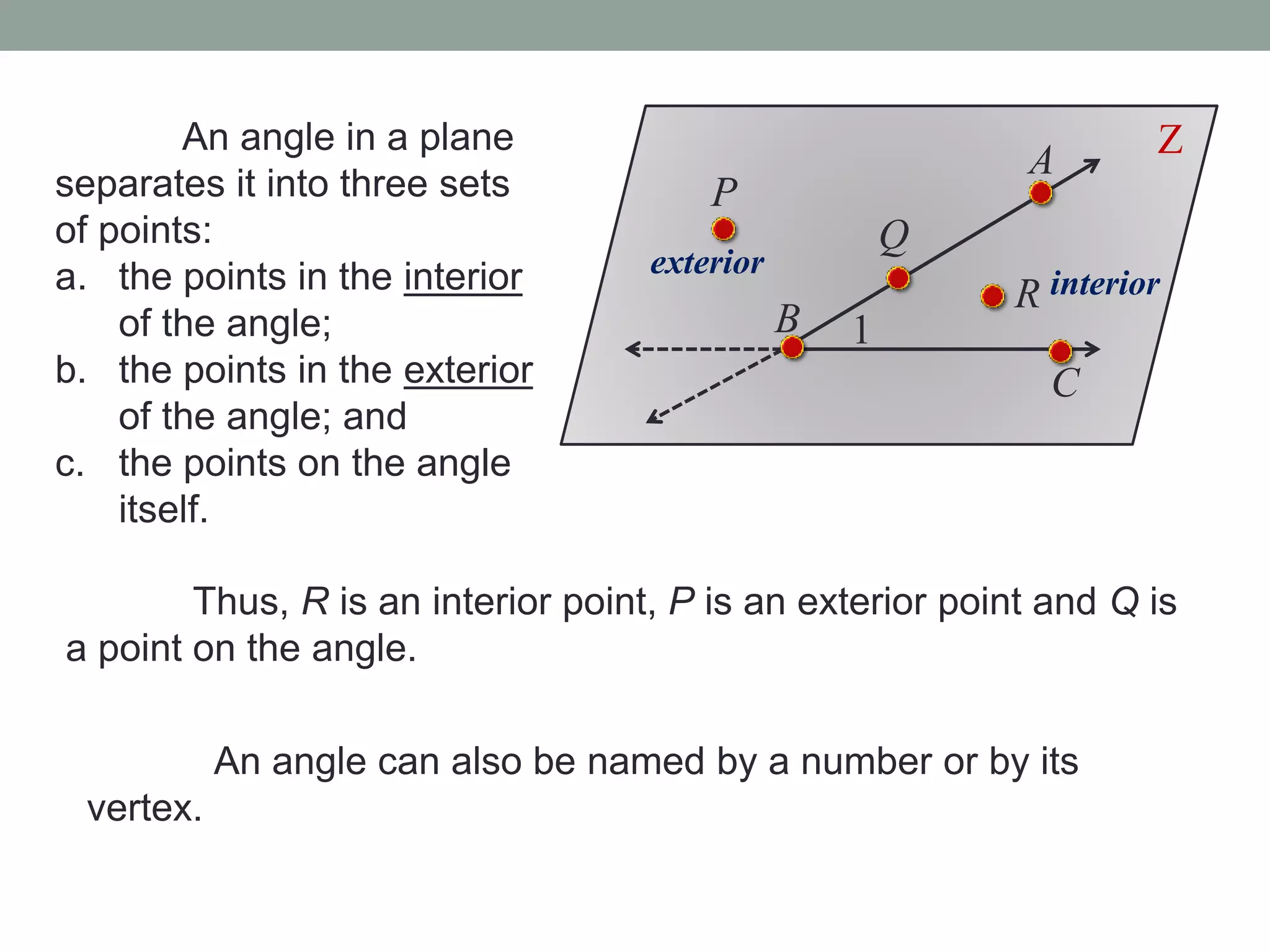 Subsets Of A Line & Different Kinds Of Angles | Pptx
