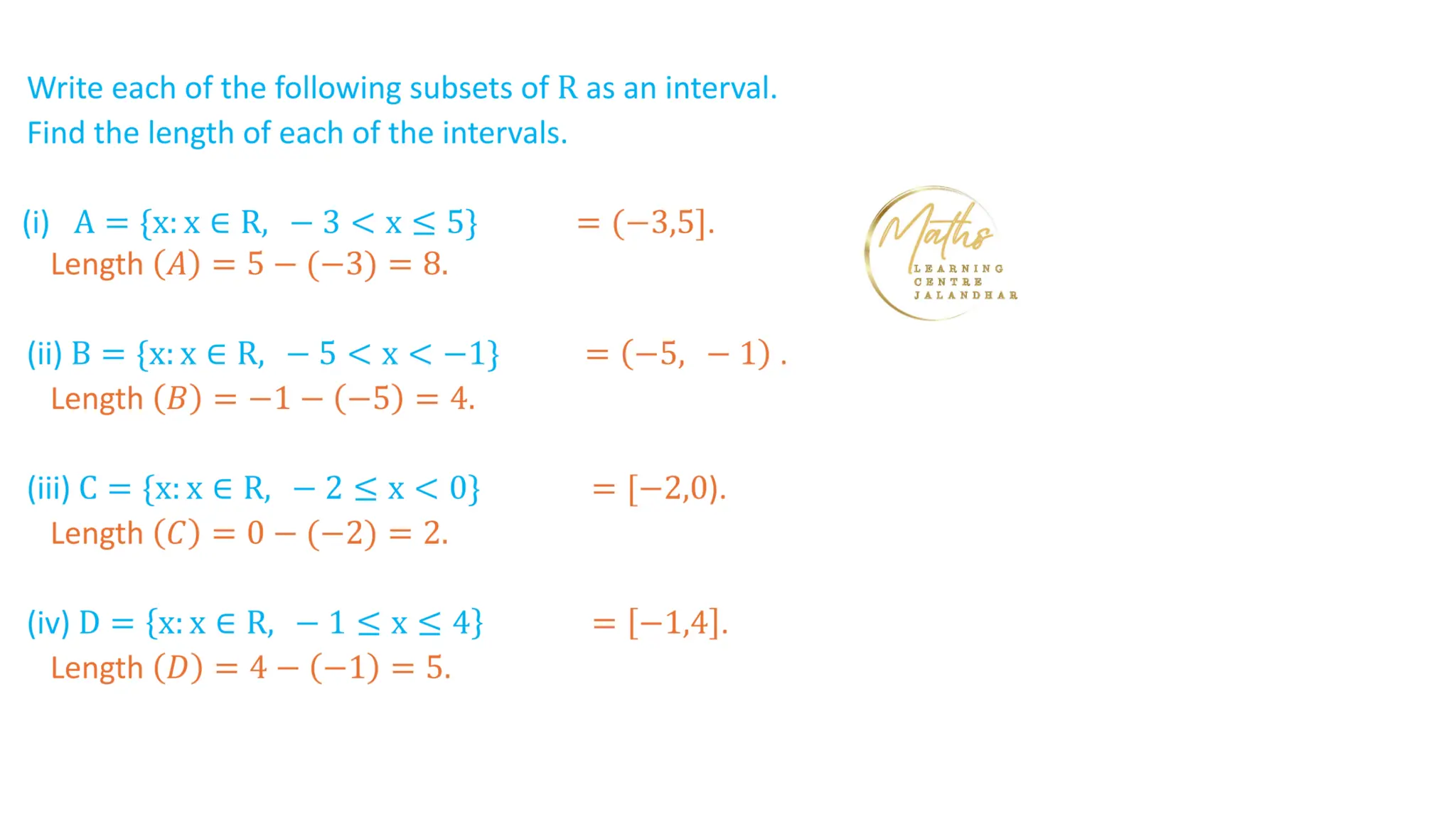 subsets of R as intervals (sets, relations and functions) | PDF | Physics | Science
