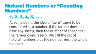 SUBSETS OF REAL NUMBER and number system.pptx
