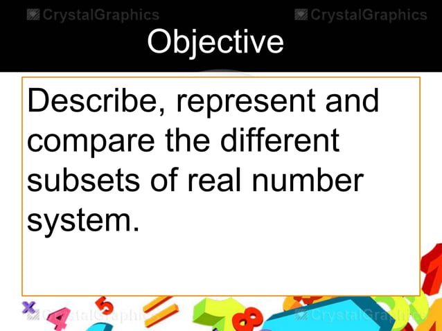 Subsets of real numbers | PPTX
