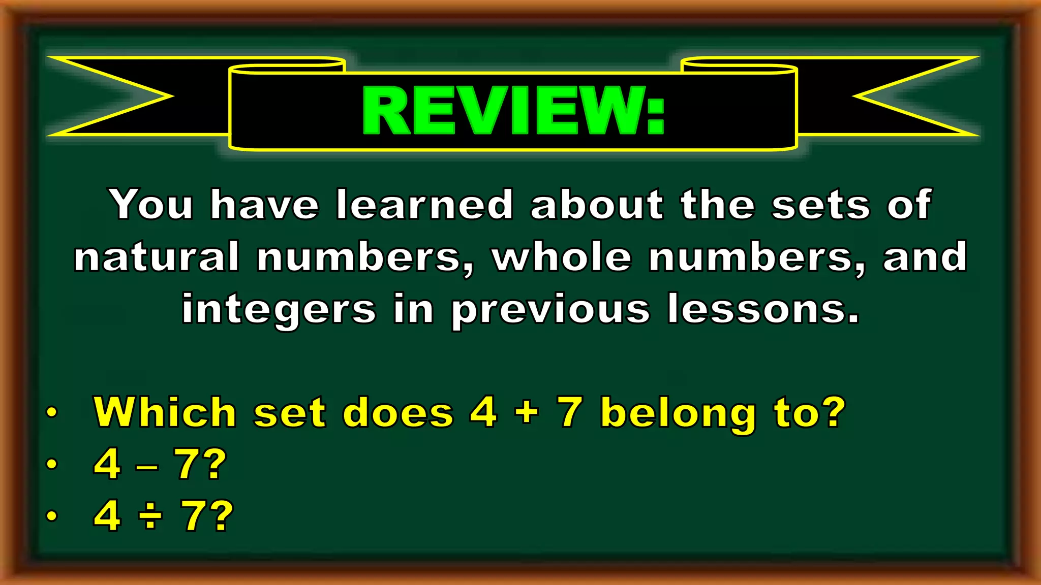 Subsets of real numbers | PPT