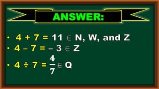 Subsets of real numbers | PPT