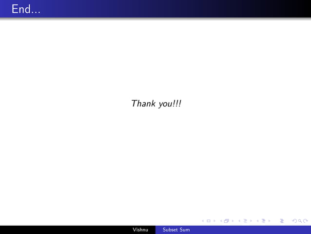 Subset sum problem(dp) | PDF