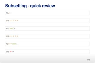 Subsetting andsorting | PDF