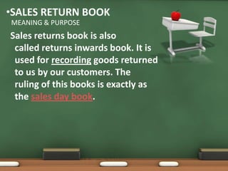 Subsidairy books | PPT