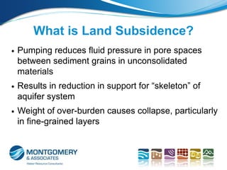 Land subsidence: what is it and why do we care? | PPTX