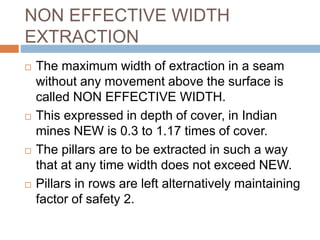 Subsidence control in coal mines | PPTX