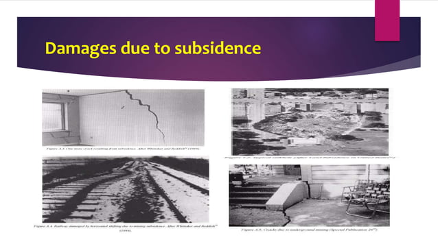 Subsidence in coal mines | PPTX