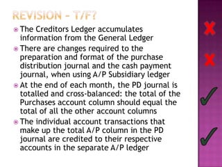 Subsidiary ledgers slides | PPTX