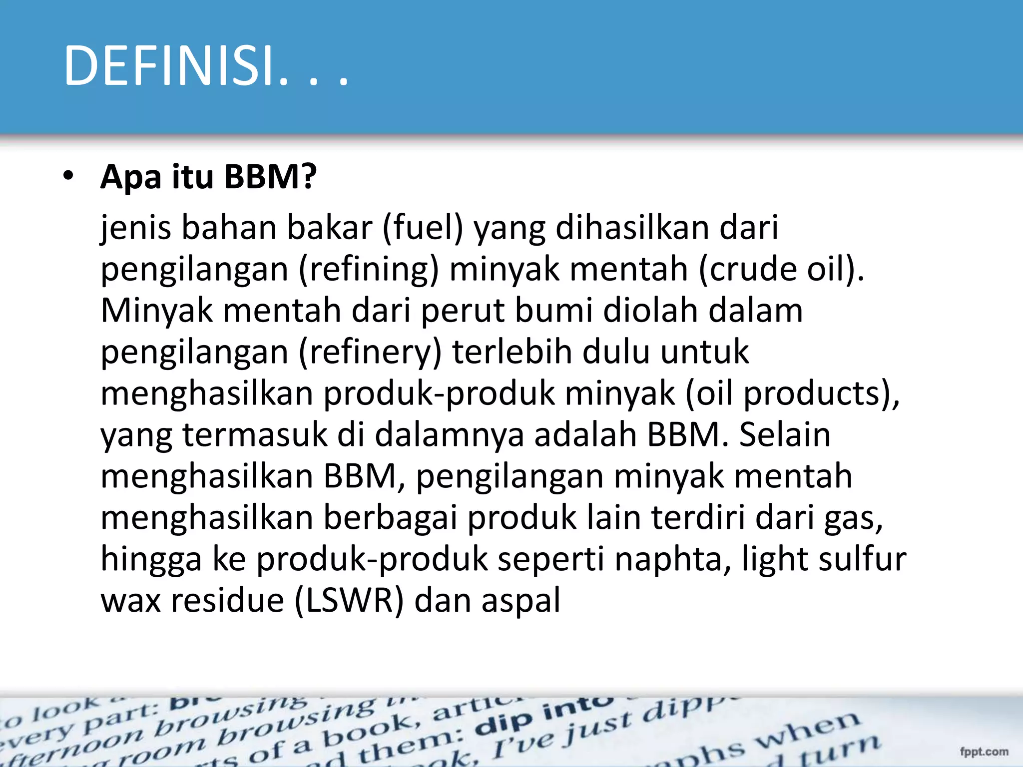 Subsidi bbm ppt | PPTX