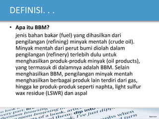 Subsidi bbm ppt | PPTX