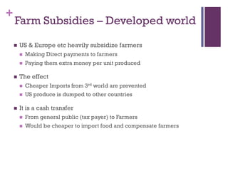 Subsidies and cash transfers | PPTX