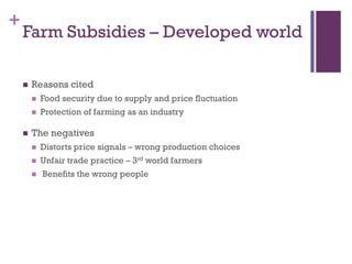Subsidies and cash transfers | PPTX