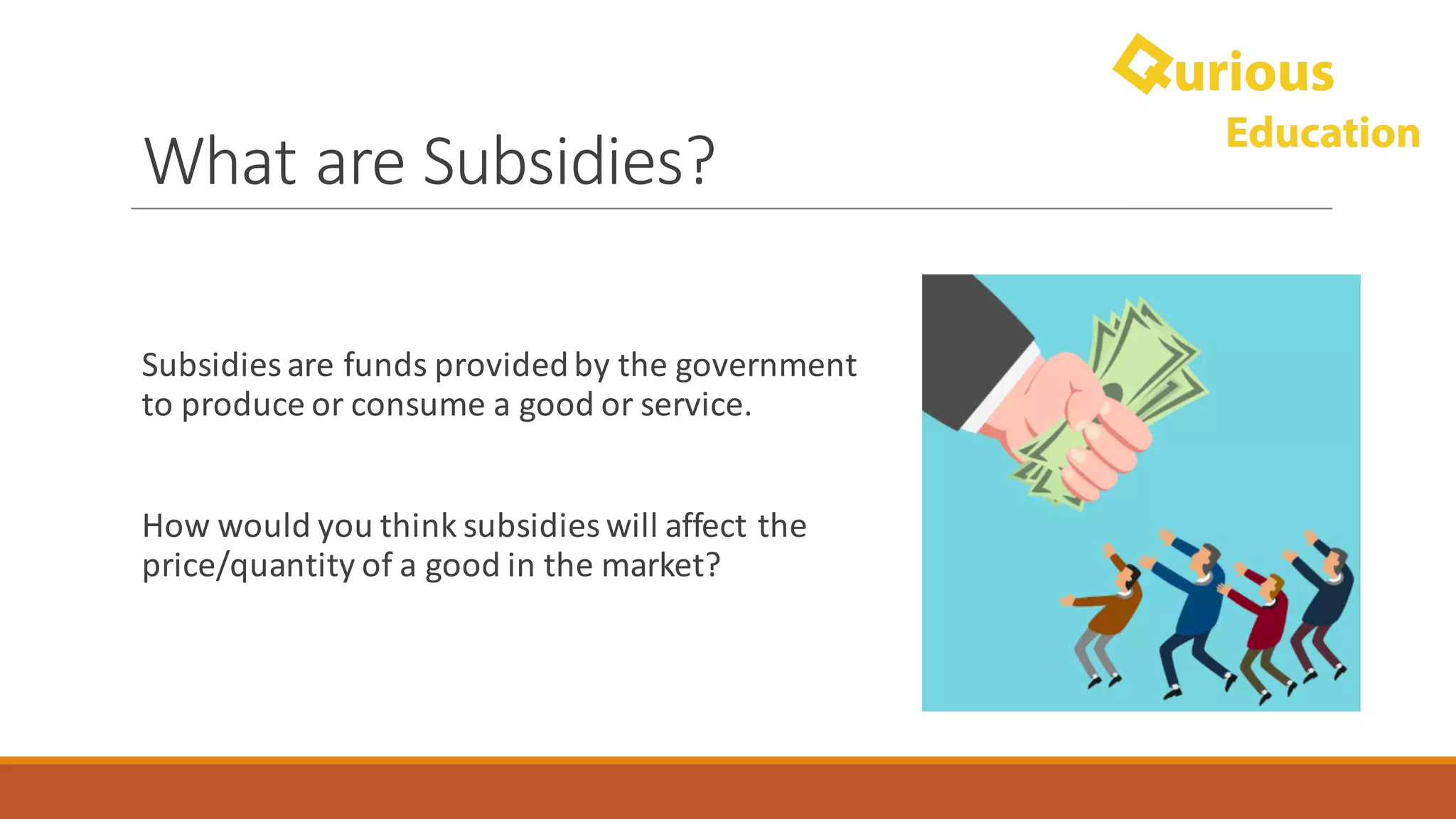 Subsidies Notes - A-level & IB Economics | PDF