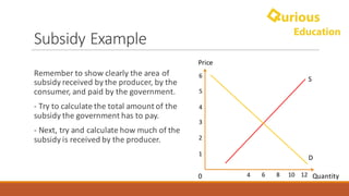 Subsidies Notes - A-level & IB Economics | PDF