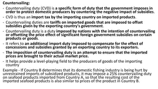 Subsidies under WTO.pptx | Government Support and Welfare | Financial ...