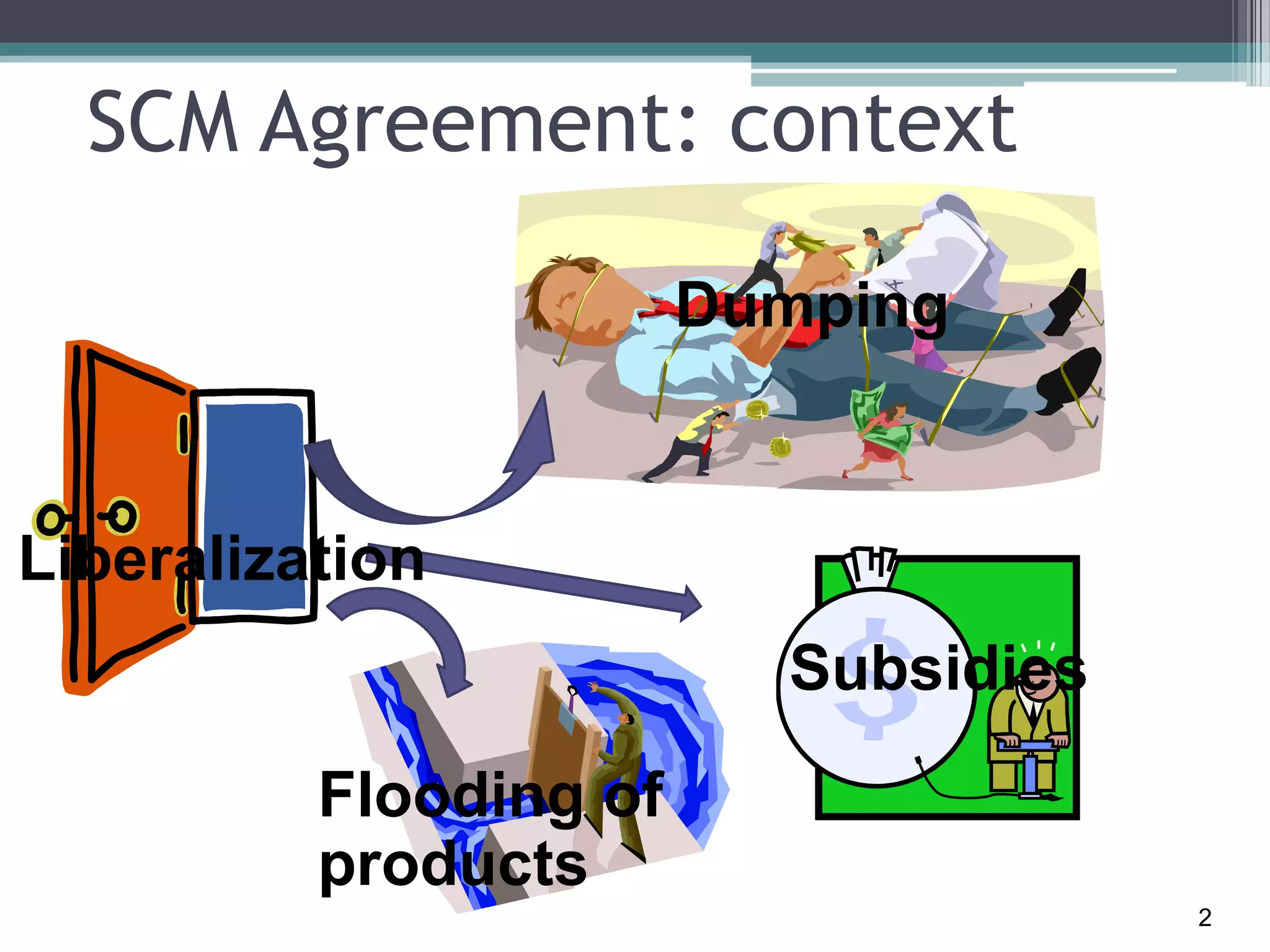 WTO Agreement on Subsidies and Countervailing Measures | PDF