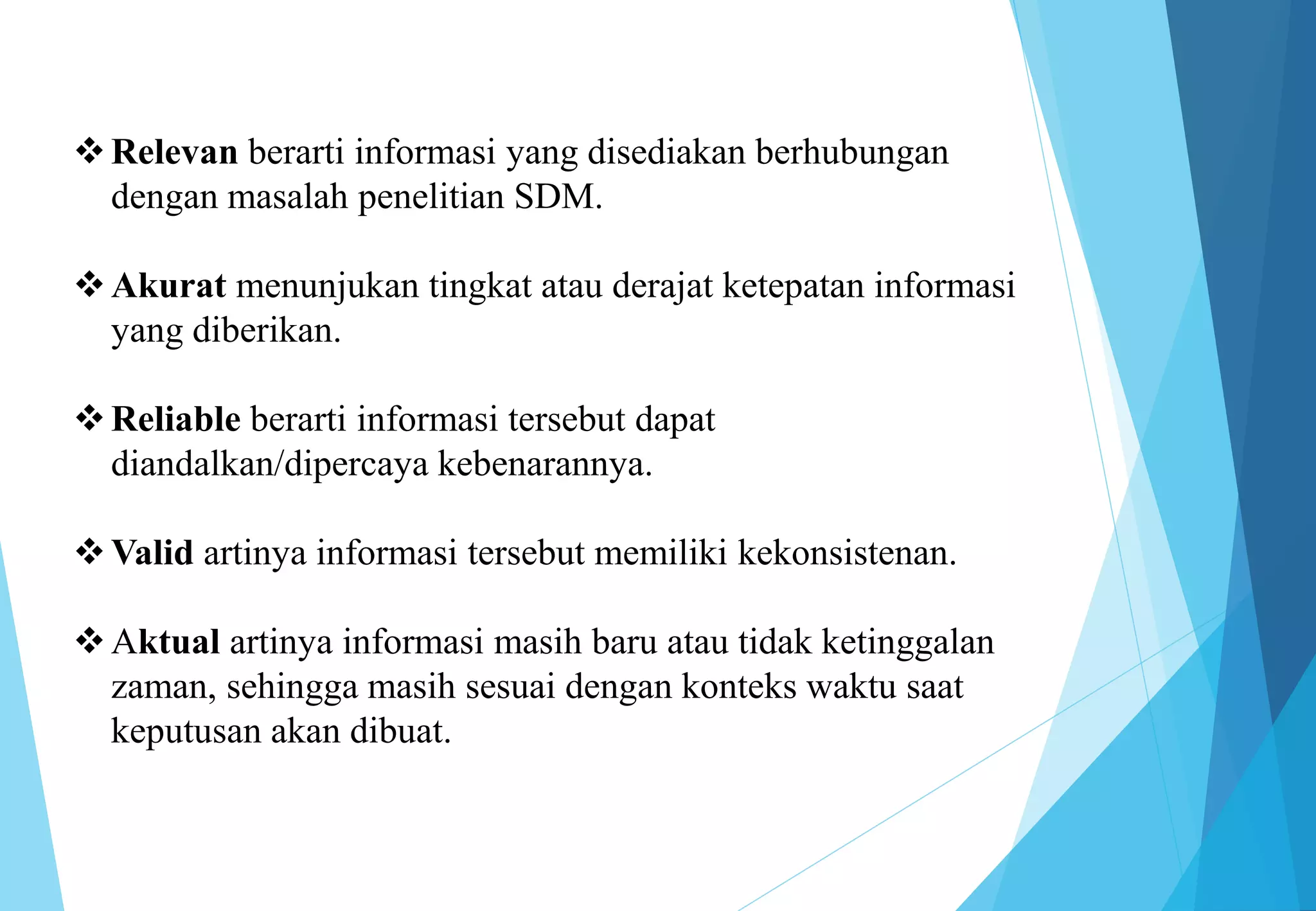 Subsistem penelitian dan subsistem perencanaan Sistem Informasi SDM | PPTX