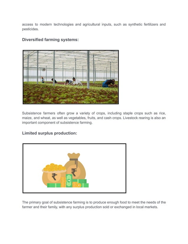 Subsistence farming- Definition, Characteristics & Types.pdf ...