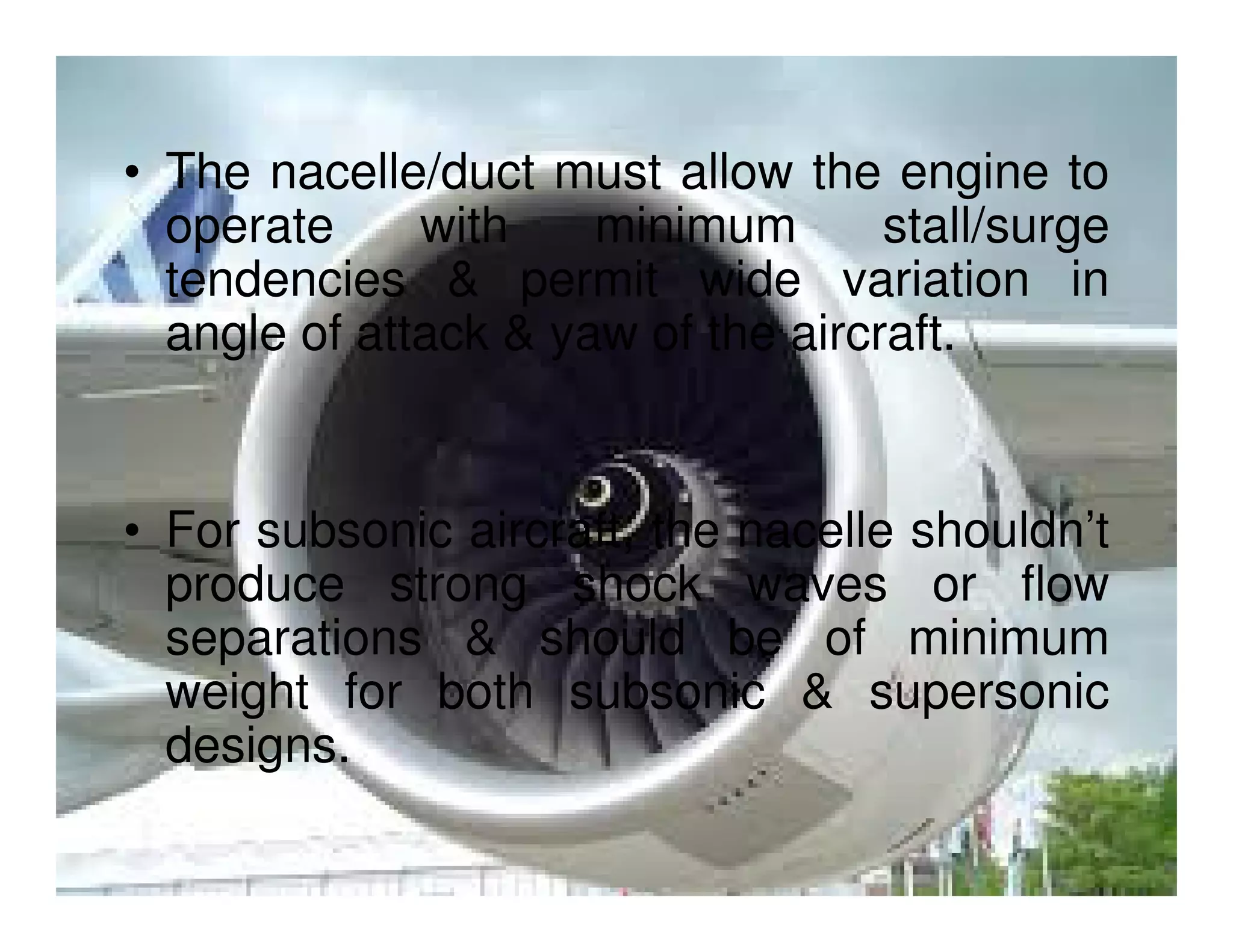 Subsonic and supersonic air intakes | PDF