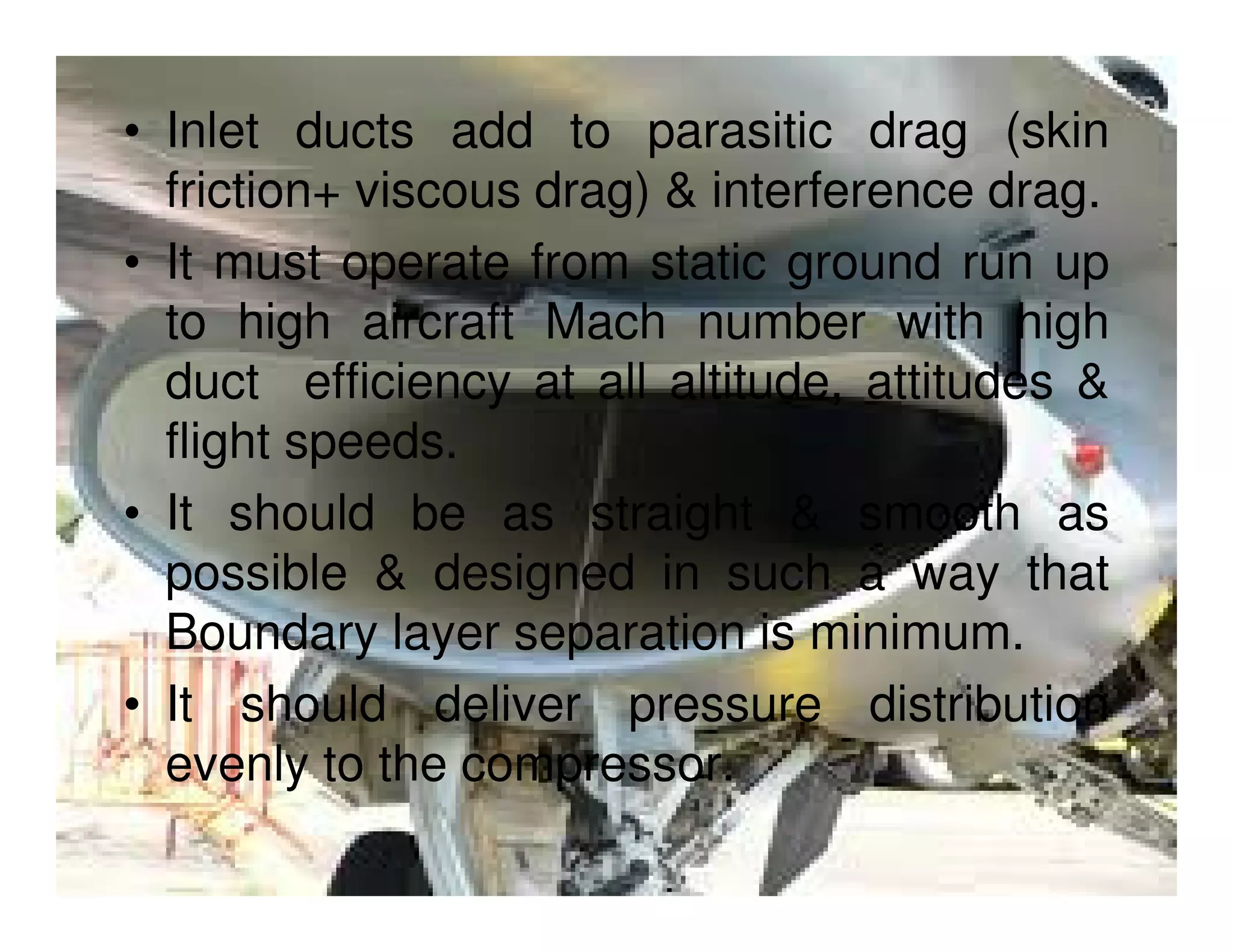 Subsonic and supersonic air intakes | PDF