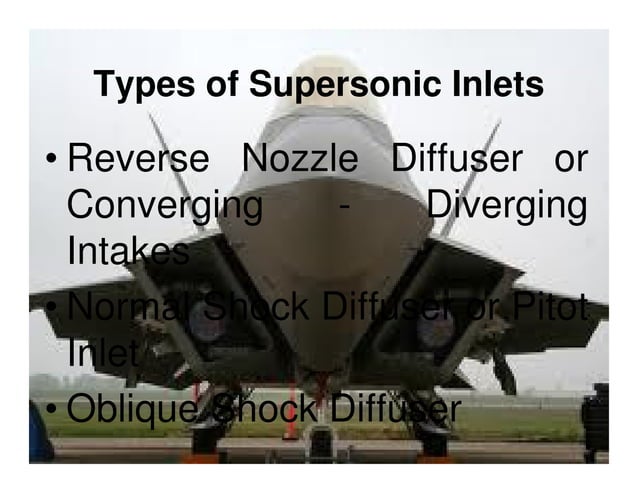 Subsonic and supersonic air intakes | PDF