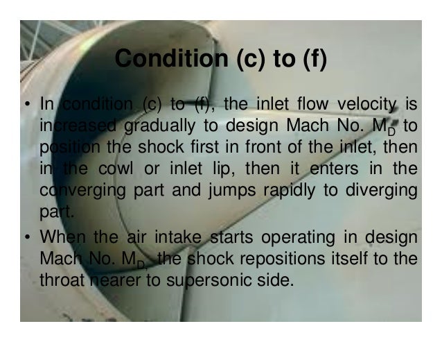 Subsonic and supersonic air intakes