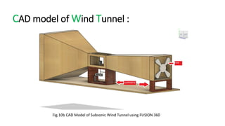 Subsonic wind tunnel with animation | PPTX