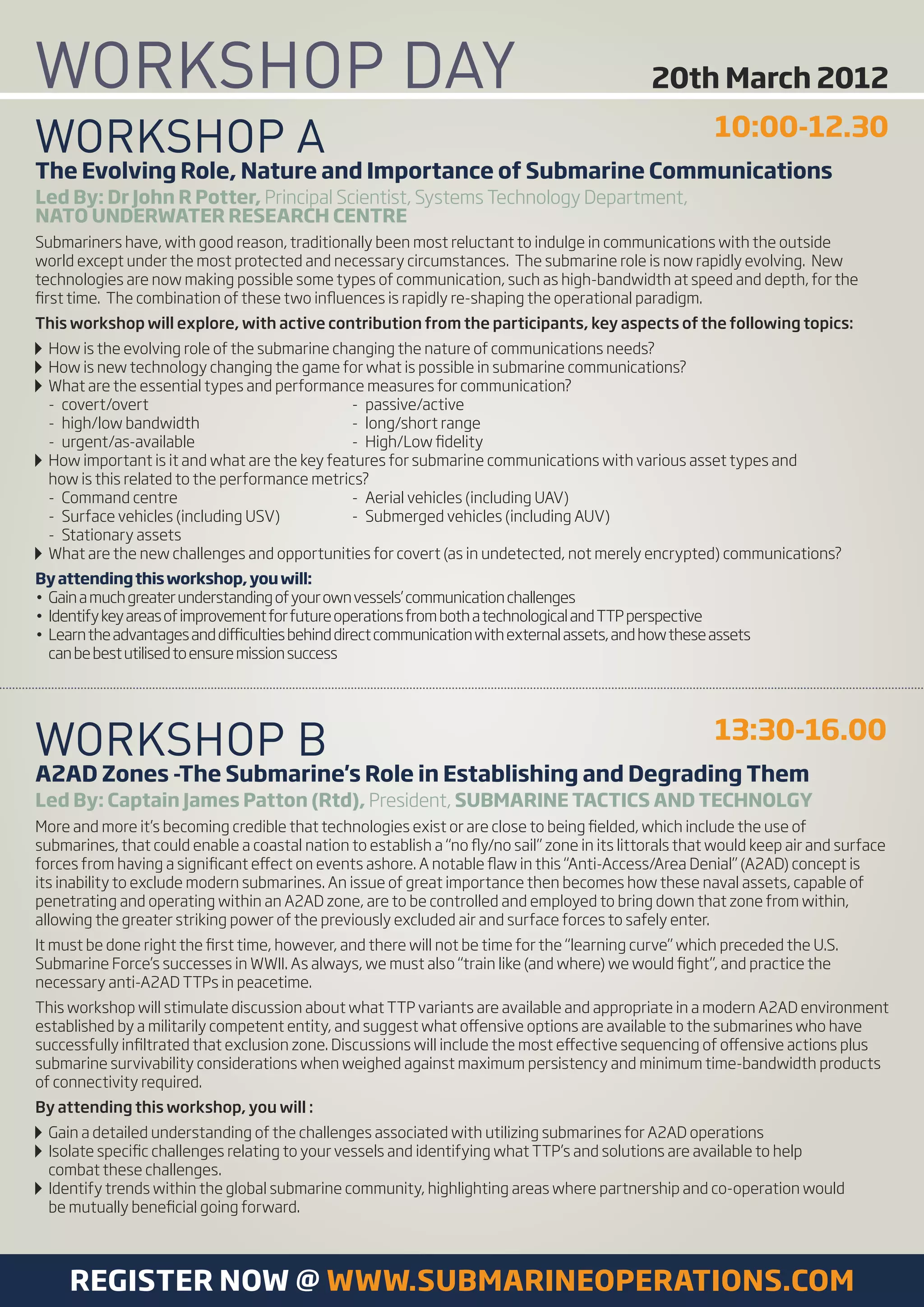 Submarine Operations & Requirements | PDF