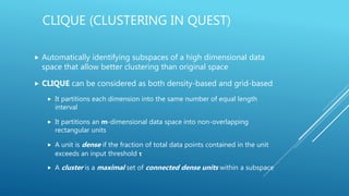 Subspace clustring | PPTX