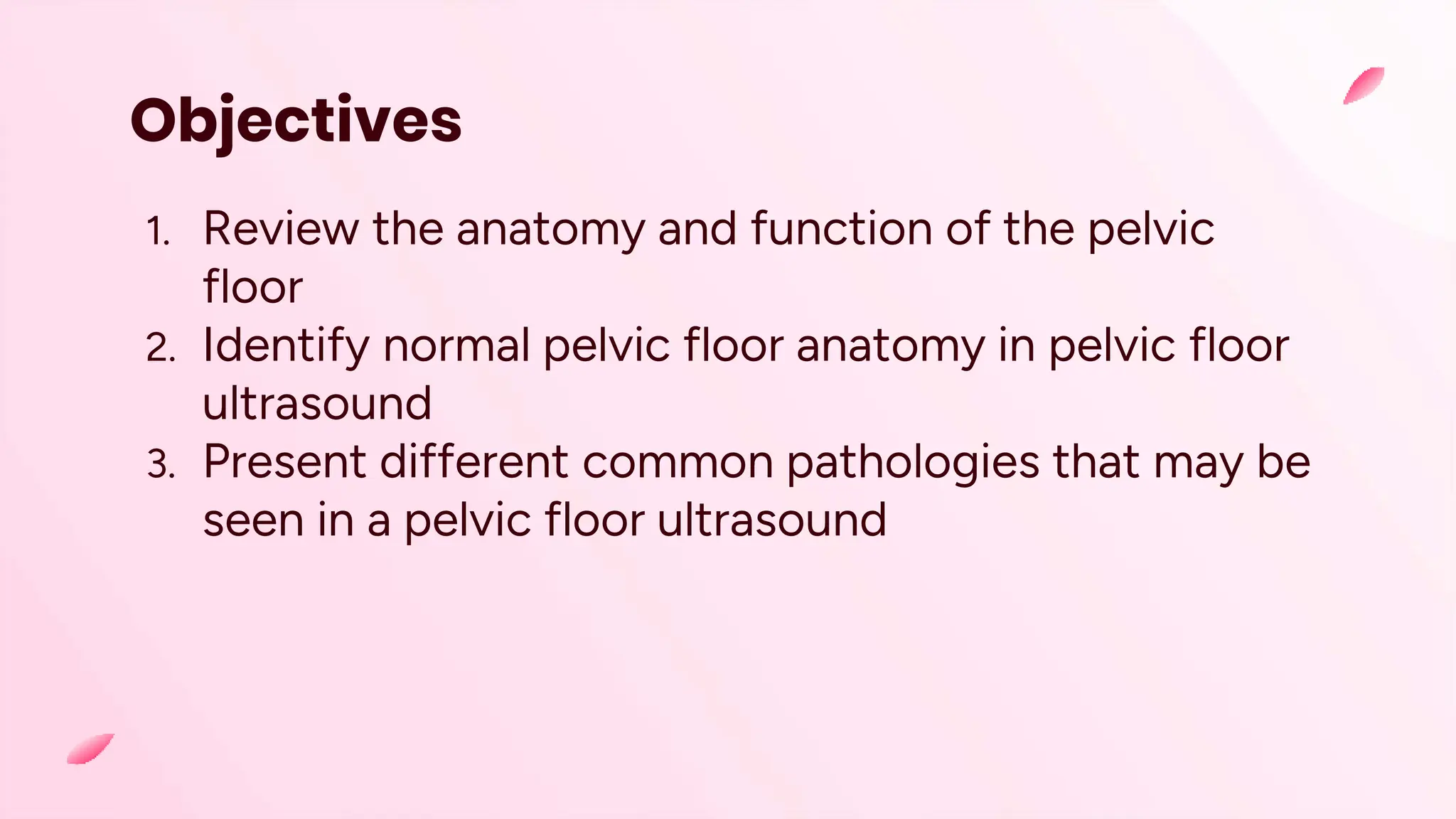 Basics of Pelvic Floor Ultrasound 1.pptx | Pregnancy | Reproductive Health