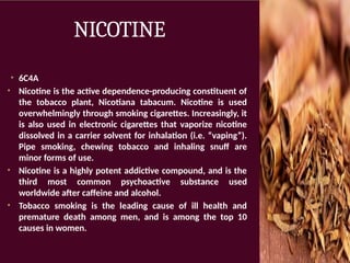 mental and behaviour disorders due to psychoactive substance use | PPTX
