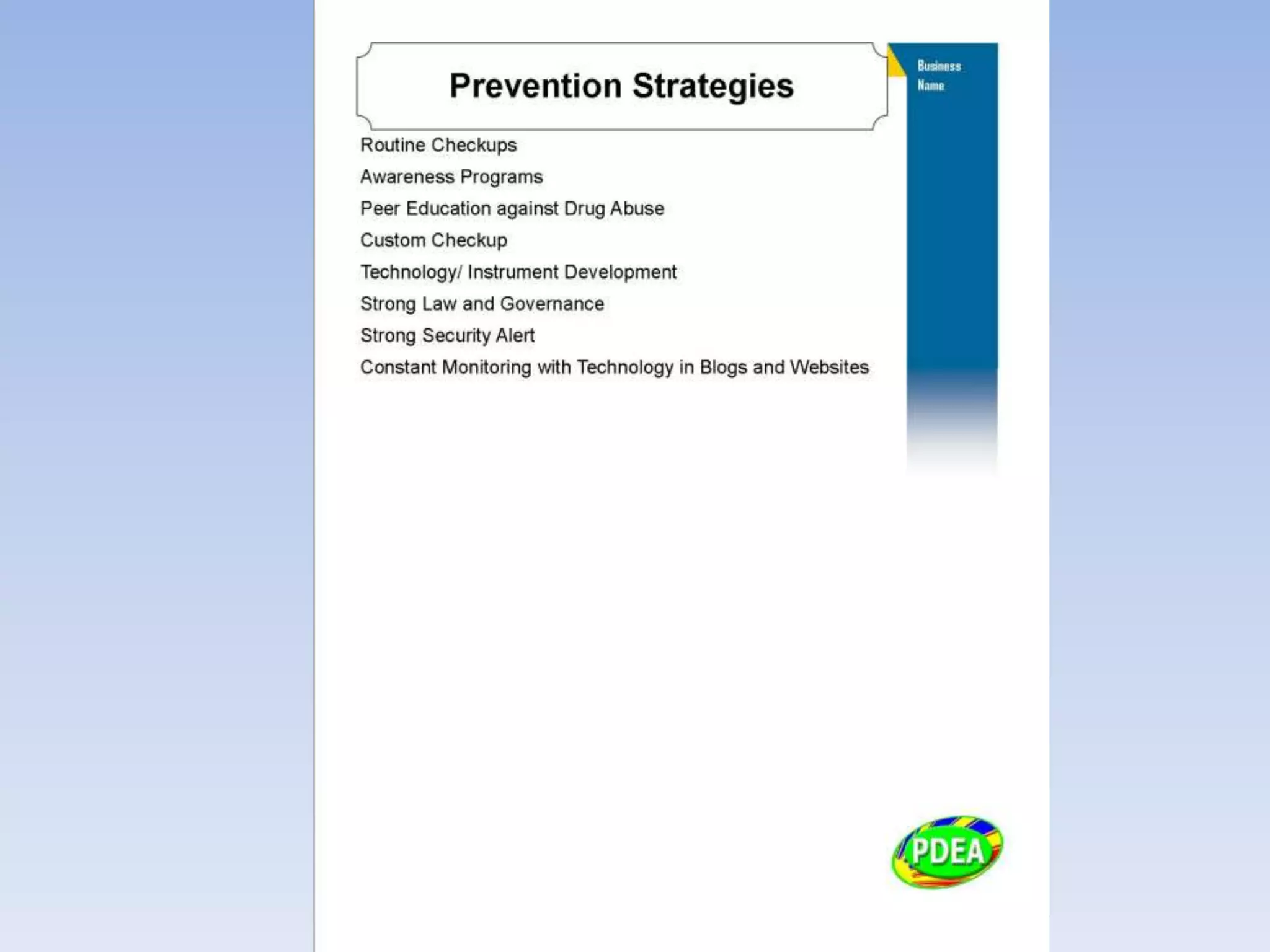 Substance Abuse Prevention Module | PPT