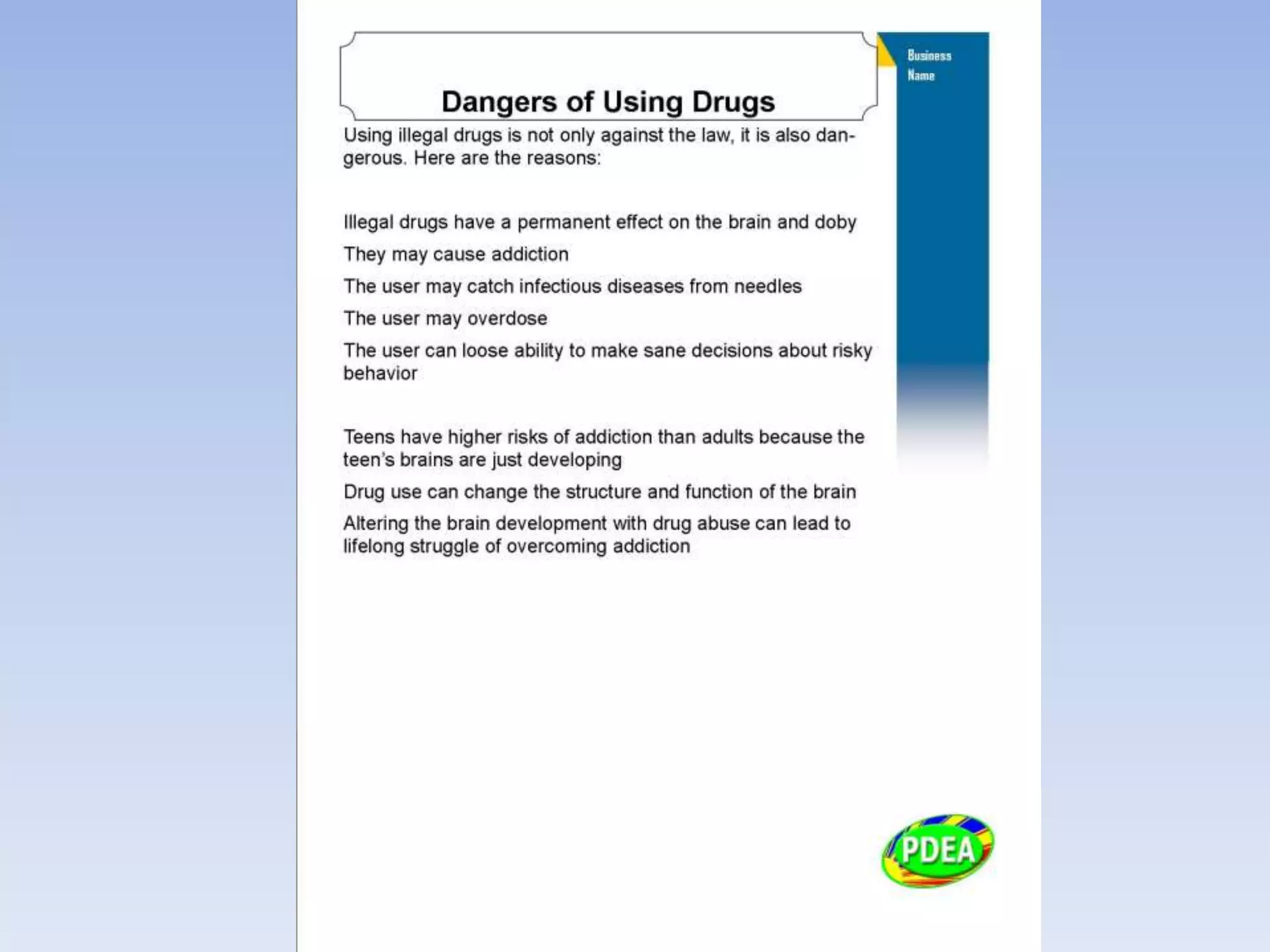 Substance Abuse Prevention Module | PPT