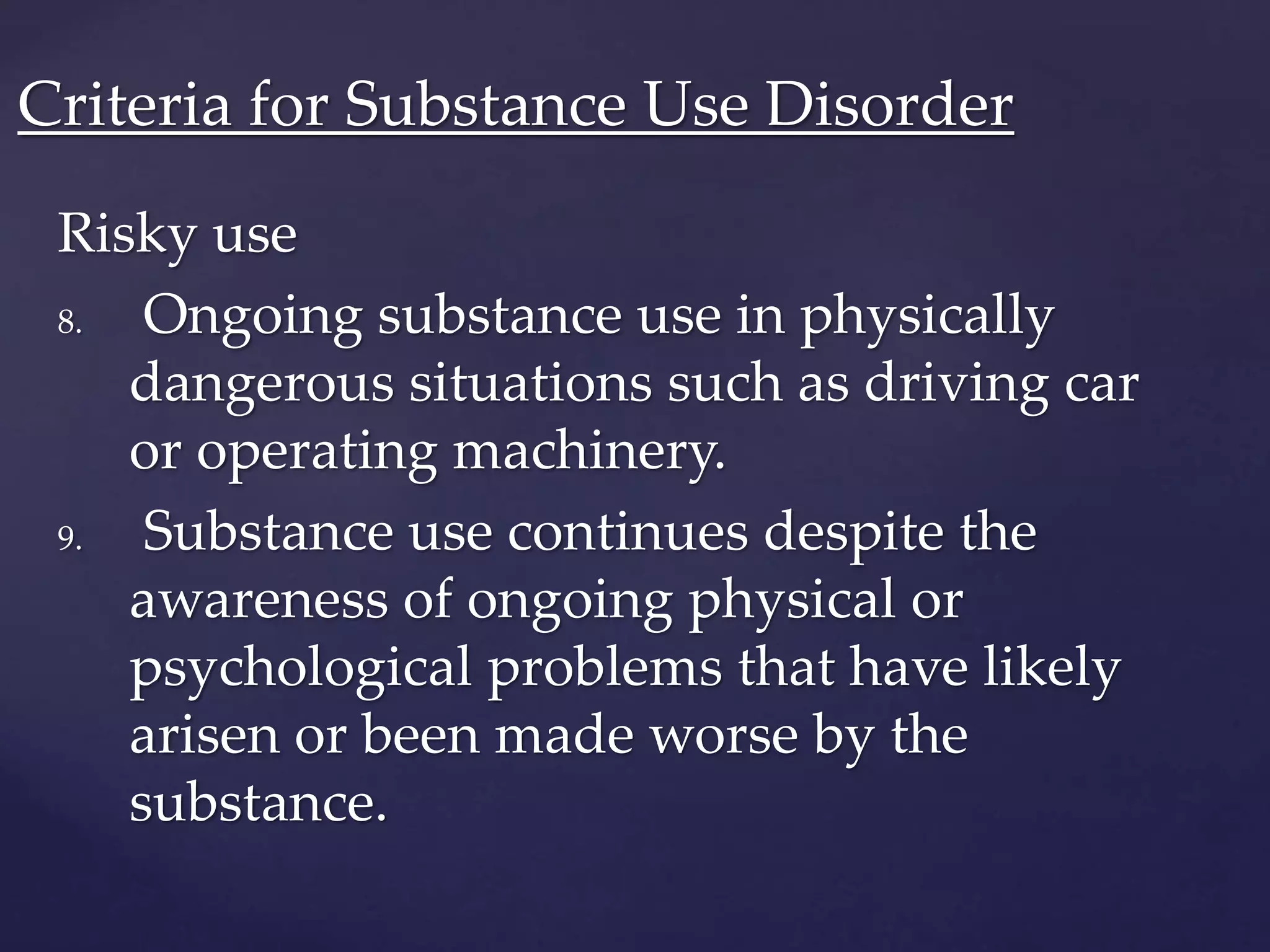 Substance related | PPTX