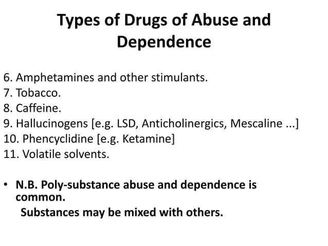 Substance abuse | PPT