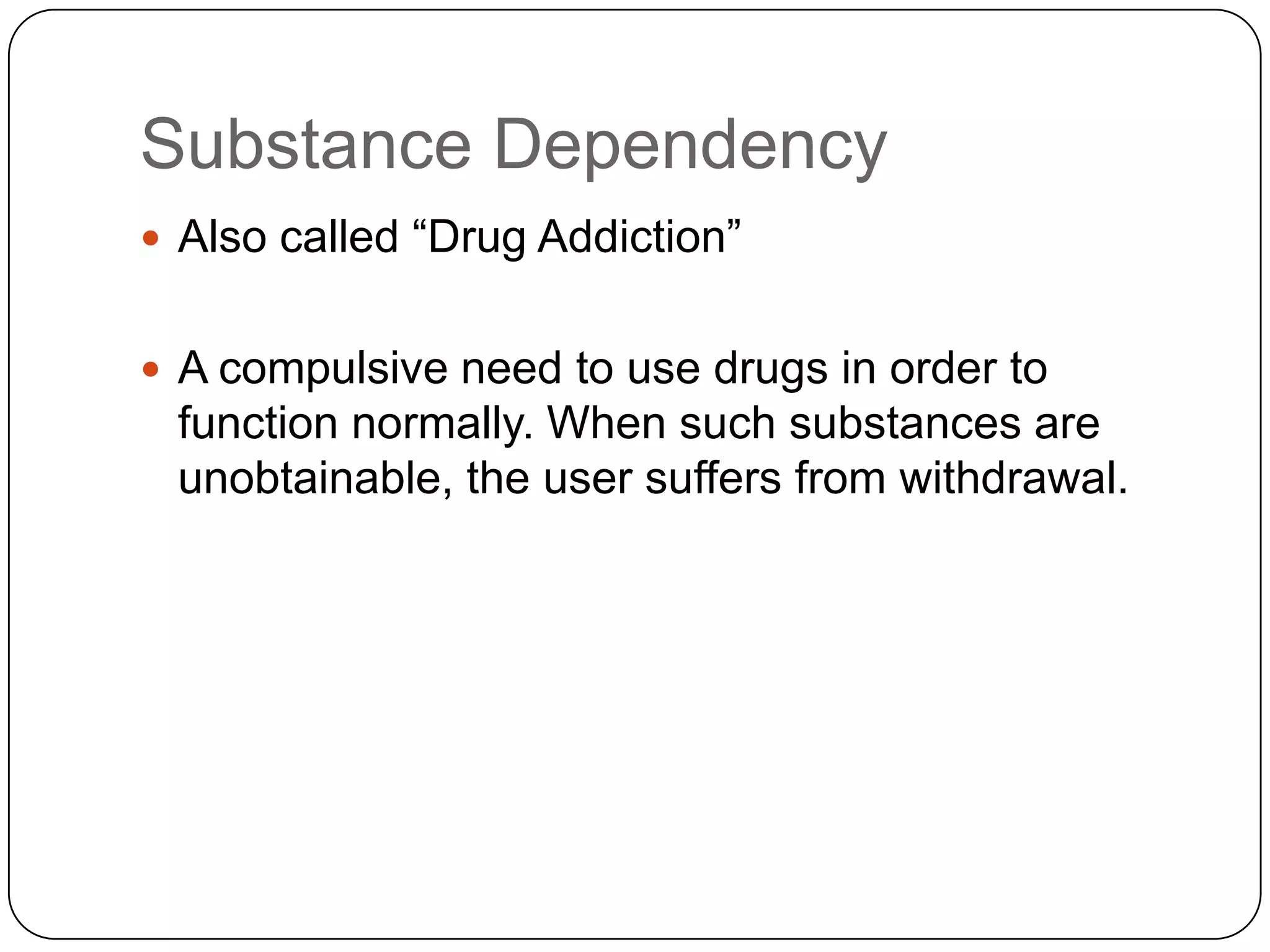 Substance abuse | PPTX