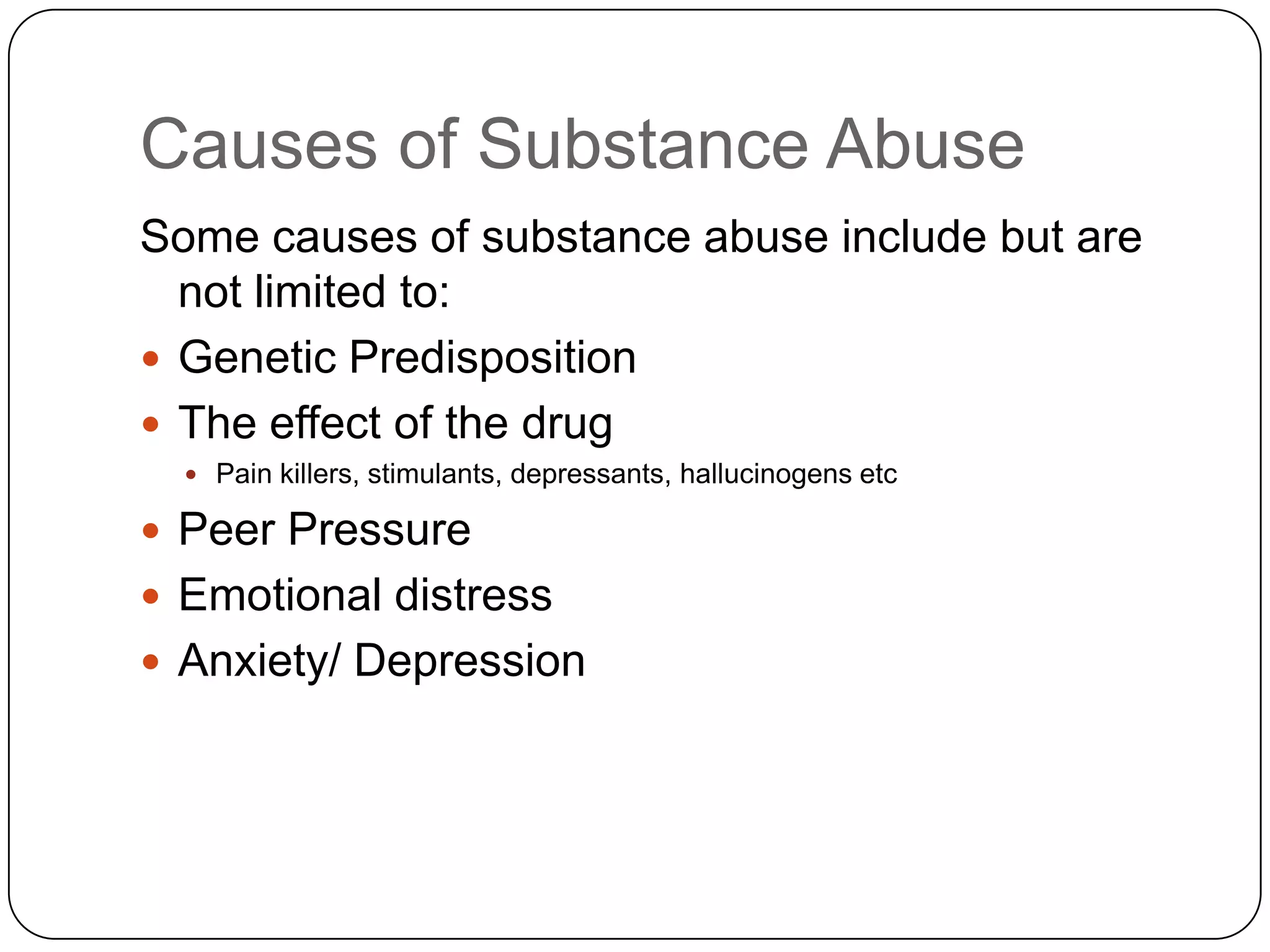 Substance abuse | PPTX